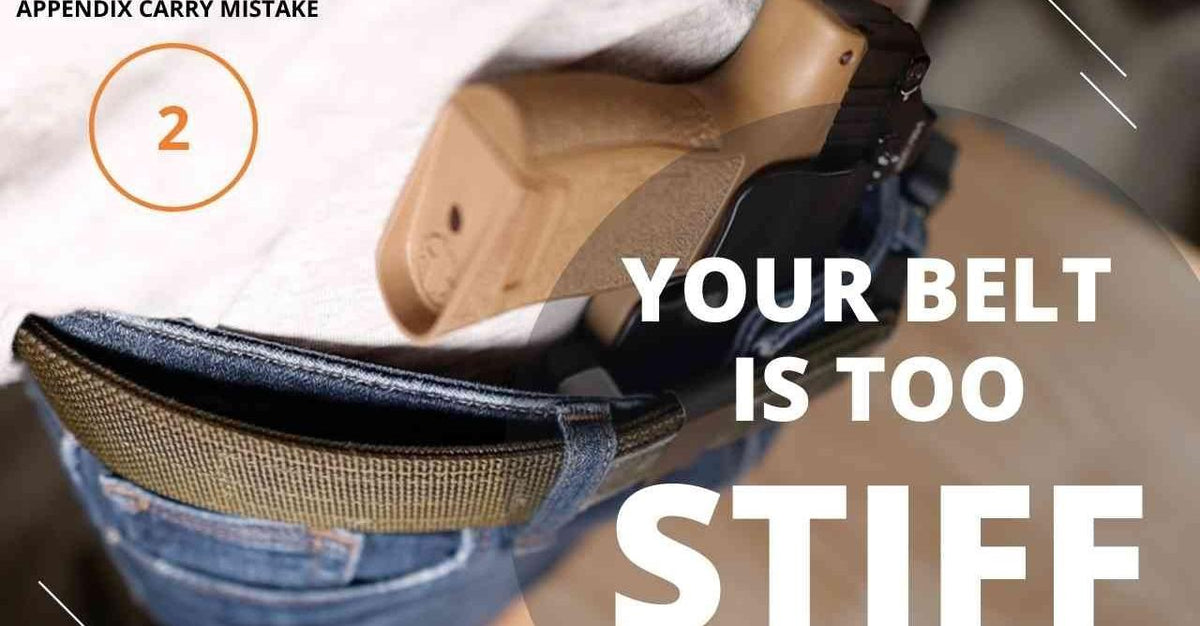 Your Belt is TOO STIFF | 2nd Most Common Appendix Carry Mistake (PHLst – Vanguard Belts