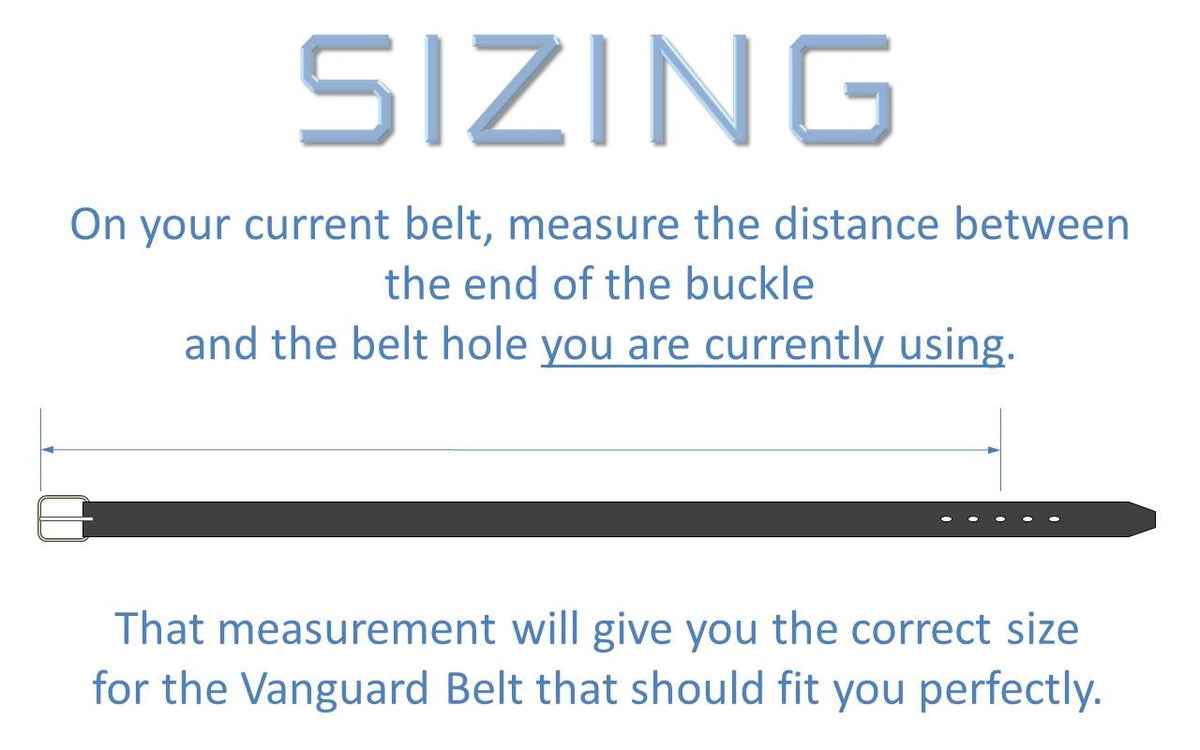 Pant Size vs Belt Size (they're not the same) – Vanguard Belts
